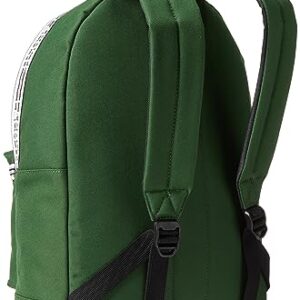 Lacoste Men's Neocroc Backpack with Zipped Logo Straps, Green, One Size