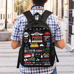 Juaseey Fashion Casual Backpacks 17 Inch Laptop Backpack for Men Women Travel Outdoor (Black)