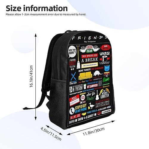 Juaseey Fashion Casual Backpacks 17 Inch Laptop Backpack for Men Women Travel Outdoor (Black)