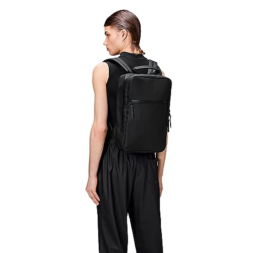 RAINS Book Backpack - Black