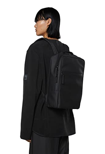 RAINS Book Backpack - Black