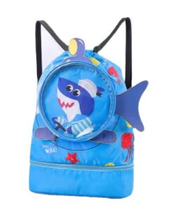 xubwvw backpack waterproof beach bag with shoe box children's swimming bag dance bag girl boy sports fitness backpack