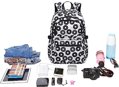 Joyfulife School Backpack for Girls Backpack with Lunch Box Primary School Bags Elementary Bookbags Set