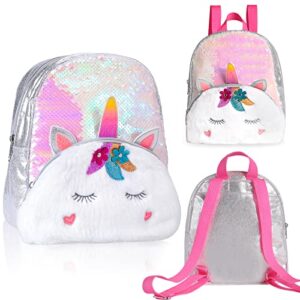 PinkSheep Mini Backpack for Kids Girls, Toddler Bag Backpacks, Cute Unicorn Lightweight Preschool for Kindergarten 3-10 Years Old Girl