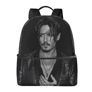 mxslove classic shoulder bag, johnny depp backpack travel knapsack lightweight daypack