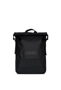 rains trail rolltop backpack - black