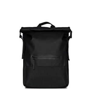 RAINS Trail Rolltop Backpack - Black