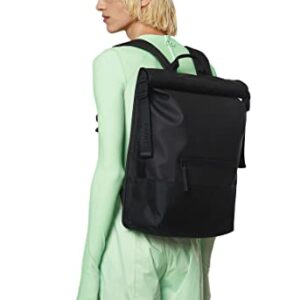 RAINS Trail Rolltop Backpack - Black