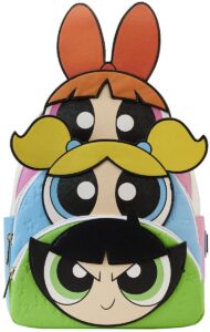 powerpuff girls triple pocket mini backpack