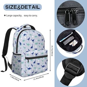 Dinosaur Backpack Dino Backpacks Animals Bookbag Dinosaurios Travel Backpack Animal Waterproof Backpack Simple Modern Back Pack Cute Backpacks Funny Backpack Fashion Lightweight Backpack