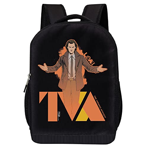 Marvel Loki Backpack | This Is About Everything Black Knapsack with Padded Mesh (Loki 2, One Size)