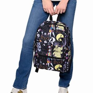 Disney Nightmare Before Christmas 16" Laptop Backpack Cargo Jack Skellington AOP