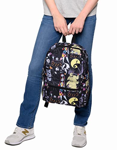 Disney Nightmare Before Christmas 16" Laptop Backpack Cargo Jack Skellington AOP