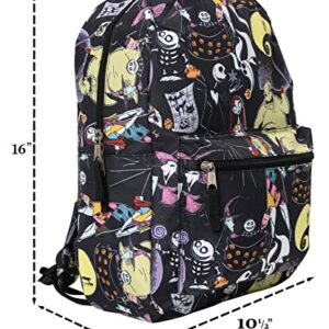 Disney Nightmare Before Christmas 16" Laptop Backpack Cargo Jack Skellington AOP