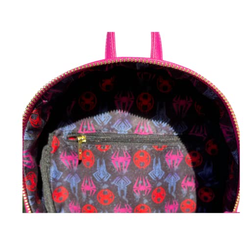 Loungefly Marvel Spider-Verse Pink AOP Exclusive Mini Backpack