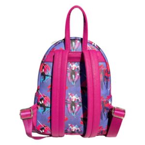 Loungefly Marvel Spider-Verse Pink AOP Exclusive Mini Backpack