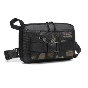 LPPJY Sling Bag Chest Bag Shoulder Crossbody Bags for Men Motorcycle Bag Bicycle Bag Travel Outdoors Bag(Black-camo)