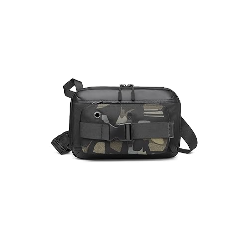 LPPJY Sling Bag Chest Bag Shoulder Crossbody Bags for Men Motorcycle Bag Bicycle Bag Travel Outdoors Bag(Black-camo)