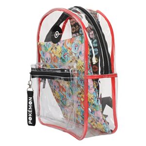 Bioworld Pokemon Multi Character AOP Adult 17" Backpack With Removable Laptop Pouch