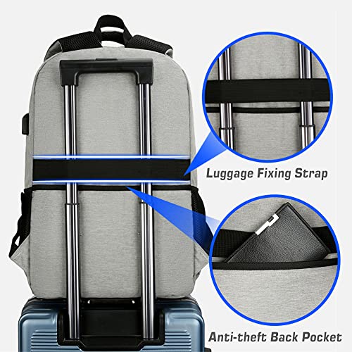 TOMSHOO Lunch Backpack for Men Women, Insulated Cooler Backpack Lunch Bag 15.6 inch Laptop Backpack Reusable Water Resistant for Work Beach Camping Picnics Hiking Travel