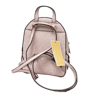 Michael Kors Jaycee XS Mini Convertible Backpack MK Signature Crossbody (Powder Blush)