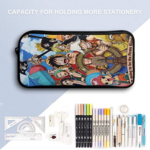 Xfuzqeu 3Pcs Fashion Backpack Set Anime Bookbag Lightweight Laptop Backpack Shoulder Bag with Insulated Lunch Bag Pencil Box