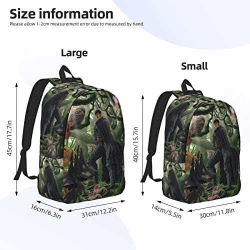 DUOBEY Anime Berserk Backpack Laptop Daypack Travel Business Bag Casual Rucksack Fashion Backpacks Medium