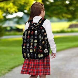 Cute Backpack Student School Bookbag Lightweight Durable Schoolbag For Boys Girls Water Resistant Laptop Travel Backpacks 16Inch