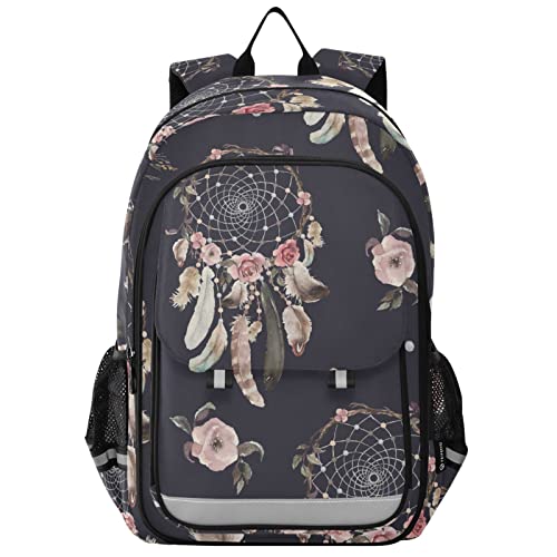 ALAZA Watercolor Ethnic Boho Floral Backpack Daypack Bookbag