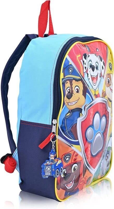 Nickelodeon Paw Patrol Boys Backpack and Toddler Bookbags | Elementary and Kindergarten Kids Backpacks For School (Paw Patrol Team)