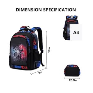 Lmwzh Backpack For Boys Elementary School Bags Kids Bookbag Waterproof Lightweight Durable Black （2023 Model）