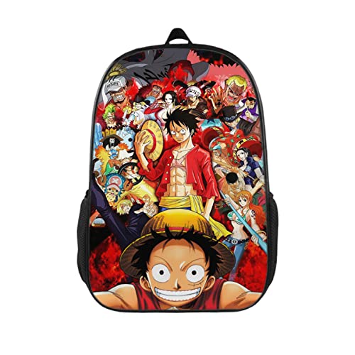 Ocuber Anime Backpack for Men And Women,17-Inch Casual Travel Backpack Cartoon Backpack.