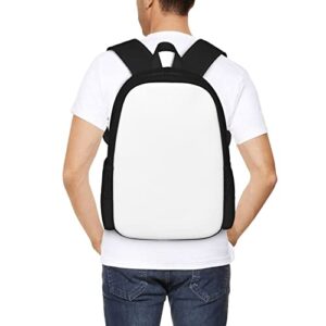 Fashion Big V Laptop Backpack Vlone Backpack Lightweight Casual Travel Laptop Backpack for Women Men (V Letter Background Backpack)