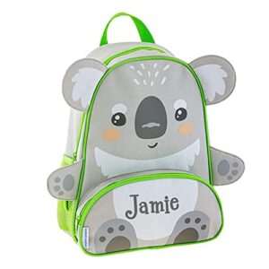 Stephen Joseph Kids Backpack - Personalized Book Bag - Koala Sidekick Backpack - Back to School Travel Tote Bag with Custom Name