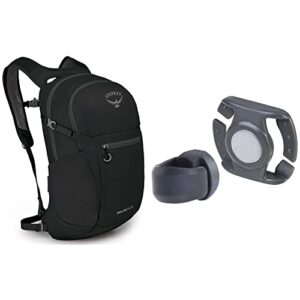 osprey daylite plus daypack + hose magnet kit, black, o/s