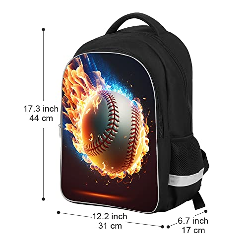 RTBBCKS Baseball Backpack for School Cool Great for Teenage Boys