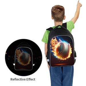 RTBBCKS Baseball Backpack for School Cool Great for Teenage Boys