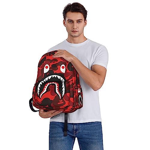 Shark Backpack Lightweight Waterproof Bag Gifts 17 Inch Fashion Laptop Backpack