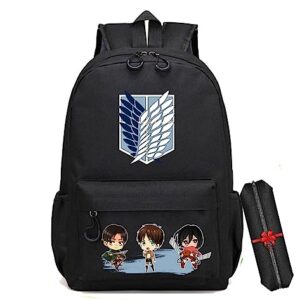 GLTHZ Black Backpack for Kids - Boys & Girls with Cartoon Characters