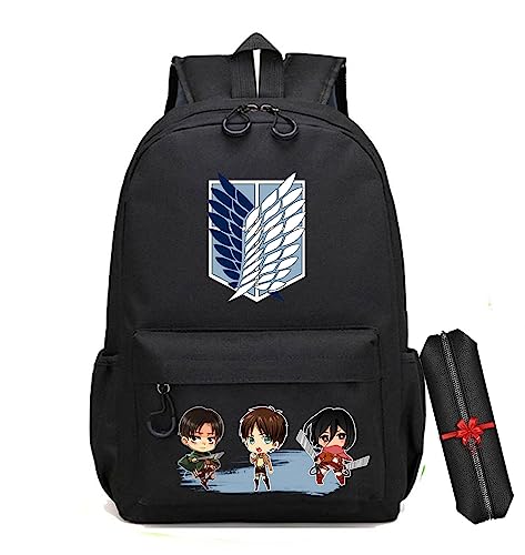 GLTHZ Black Backpack for Kids - Boys & Girls with Cartoon Characters