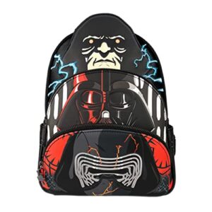 loungefly star wars villains triple pocket adjustable shoulder strap