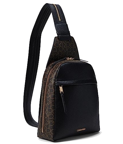 Calvin Klein Mia Backpack Brown/Khaki/Black One Size