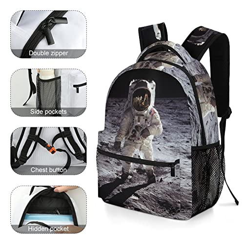 AHOBAGGA Custom Backpack Personalized Large Capacity Shoulder Traveling Bag Add Your Customized Photo Picture Text Casual Backpack Travel Knapsack Standard Size For Learning Travel