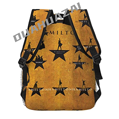 DUAHUAZAI Kid'S Backpack Broadway Musical School Bag For Teens Boys Women Laptop Daypack Traveling Lightweight Book Bags