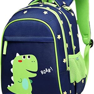 Kids Backpacks Kindergarten Elementary School Bag for Boys Girls Durable Children Travel Bookbag, Dinosaurs