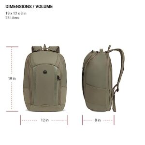 SwissGear 8119 Laptop Backpack, Olive, 19 Inches