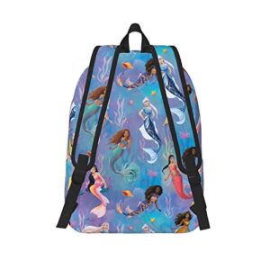 Thustin Little Mermaid 2023 halie Backpacks Casual Durable Daypack Laptop Mini backpack Waterproof Travel Backpacks 15.7 Inch Bag