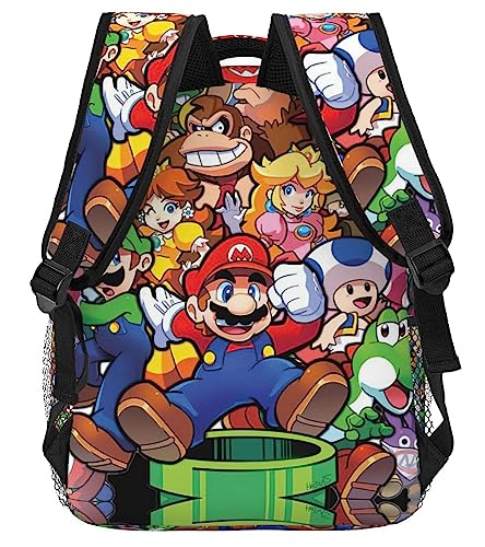 Super Cartoon Backpack Anime 3D Game Printed School Bookbag Laptop Backpacks Travel For Boys Girls Kids Back To-School