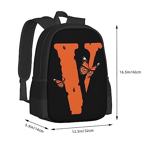 Fleiyd Big V Backpack Pencil Case Lunch Bag 3 Piece Set Vogue Backpack Laptop Bag Boys And Girls' Backpack