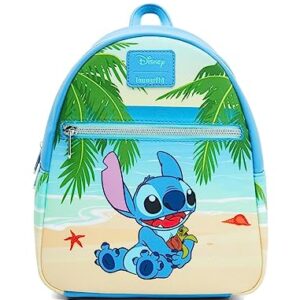 Hot Topic Loungefly Disney Lilo & Stitch Turtle Beach Mini Backpack